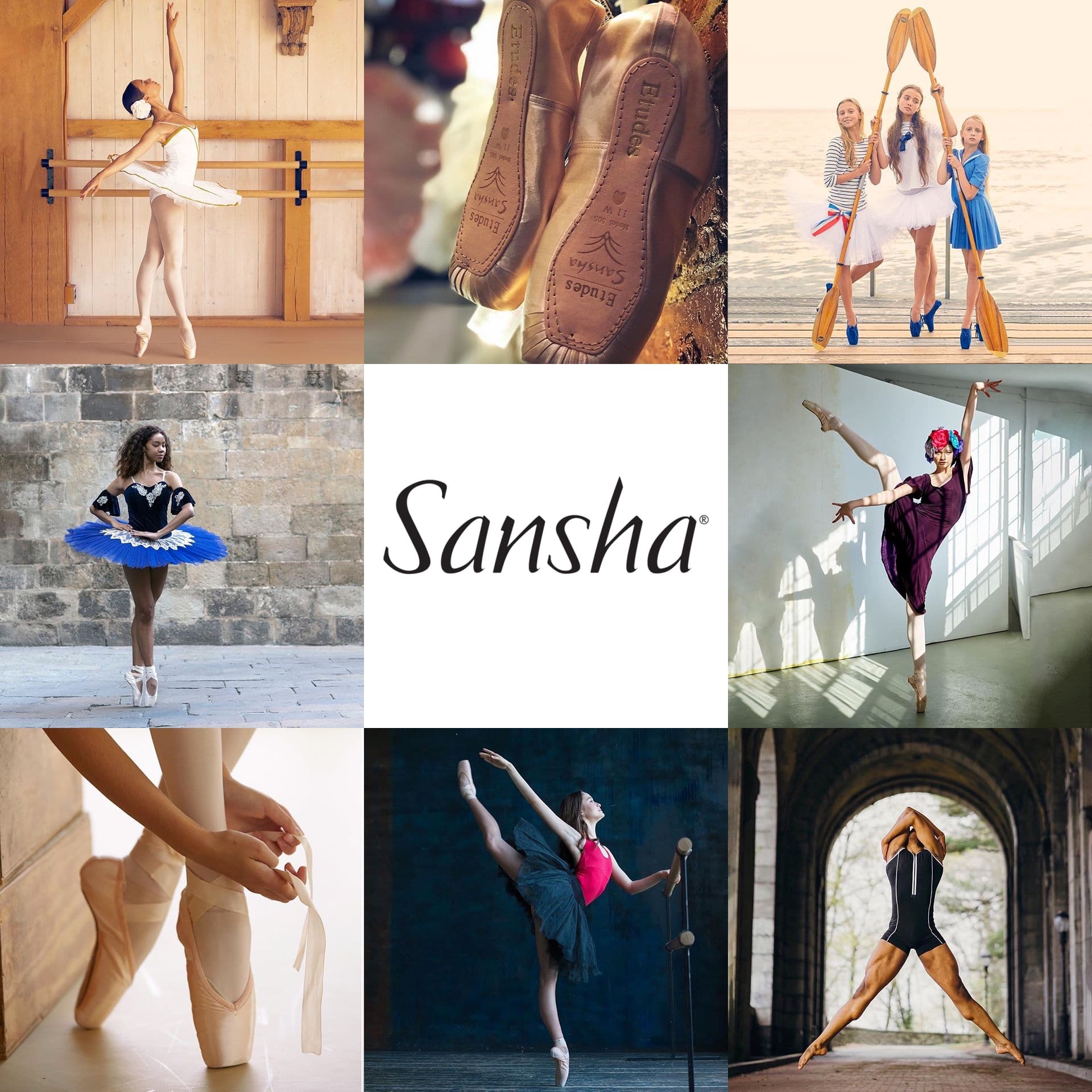 Sansha : pointes, chaussons, vêtements de danse